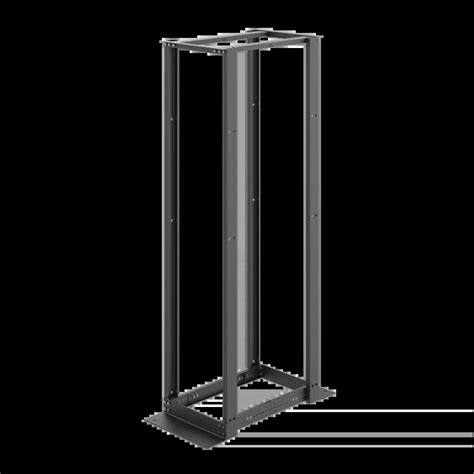 Open Frame Rack 4 Post 45u Tapped 84 00x20 25 Black Aluminum Nvent