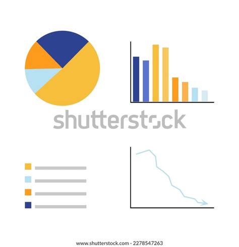 Infographics Charts Graph Data Analysis Web Stock Vector Royalty Free