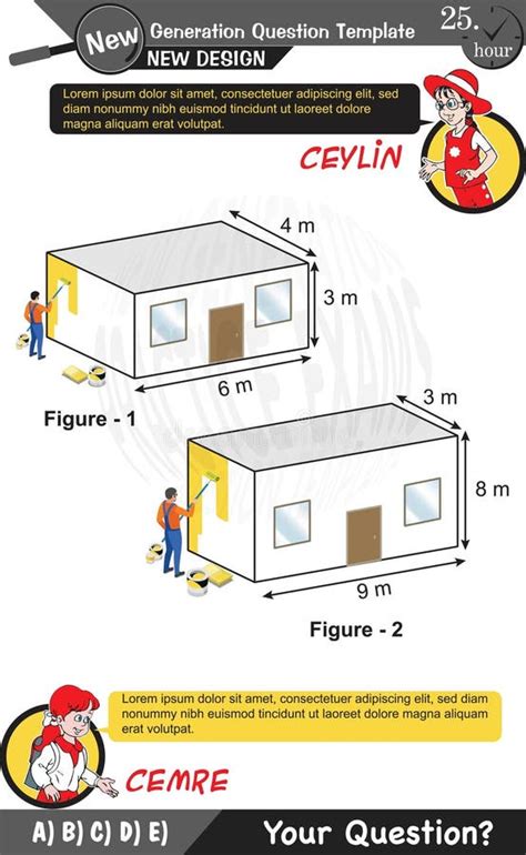 University And High School Exam Question Form Mathematics Physics Geometry Biology Eps