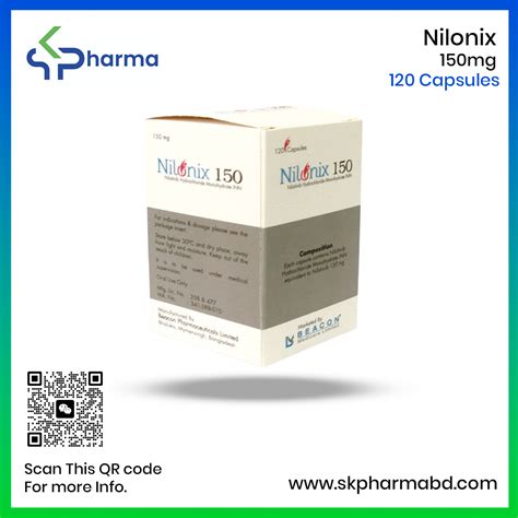 Nilonix Nilotinib Authentic In Oncology Medicine
