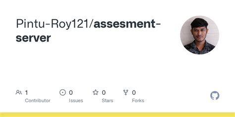 Github Pintu Roy121assesment Server