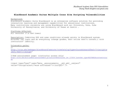 Hacking Blackboard Academic Suite Ppt