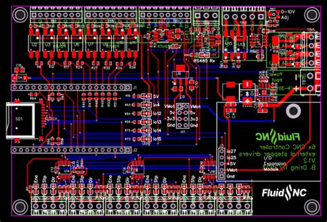 Layout 6x Cnc Controller Resources Easyeda