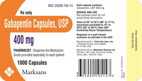 Dailymed Gabapentin Capsule