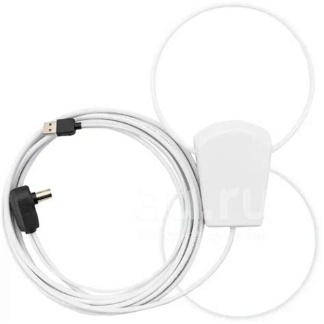 Антенна комнатная Волжанка активная цифровая ДМВ Dvb T2 Usb кабель 3м