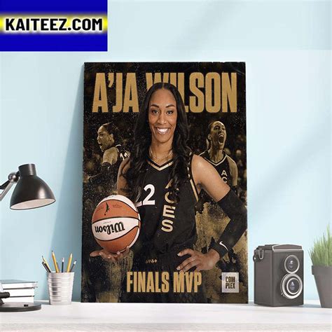 2023 Wnba Finals Mvp Is Aja Wilson Of The Las Vegas Aces Art Decor
