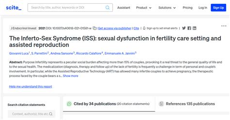 The Inferto Sex Syndrome Iss Sexual Dysfunction In Fertility Care