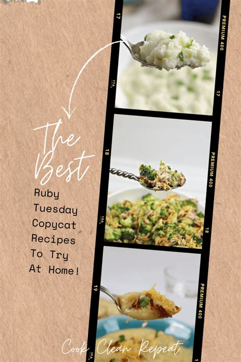 Ruby Tuesday Copycat Recipes Cook Clean Repeat