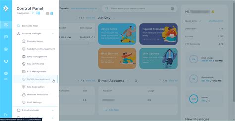 crowncloud wiki how to create and manage database in directadmin