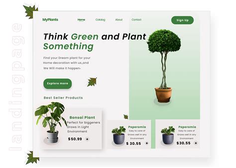 🍀plant🍀web Design On Behance