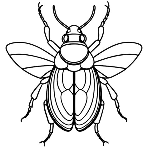Premium Vector Darkling Beetle Bug Flies Icon Vector