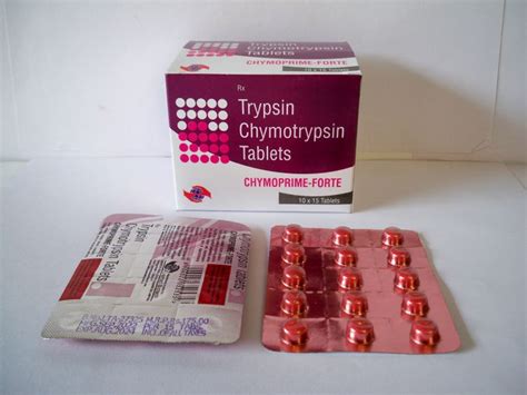Chymoprime Forte Trypsin Chymotrypsin Tablet At Best Price In Solan