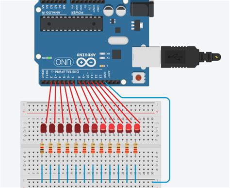 Encender Secuencia De Leds Mecabot