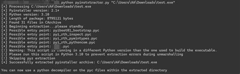 逆向python打包exe程序获取源代码 Putdown Blog