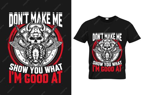 Premium Vector Viking T Shirt Design Customizable Print Ready Design