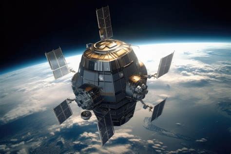 Premium Ai Image Conceptual Satellite Design With Innovative