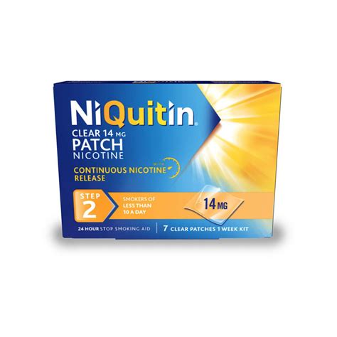 Niquitin Clear Patches Step2 14mg 14 Ashtons