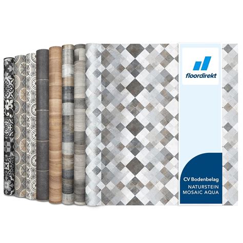 Cv Cushioned Vinyl Flooring Pvc Tile Effect Structured Vinyl Flooring