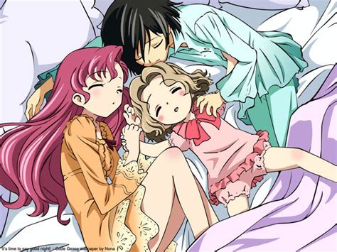 A Cute Little Lelouch And Little Nunnally And Young Euphie Code