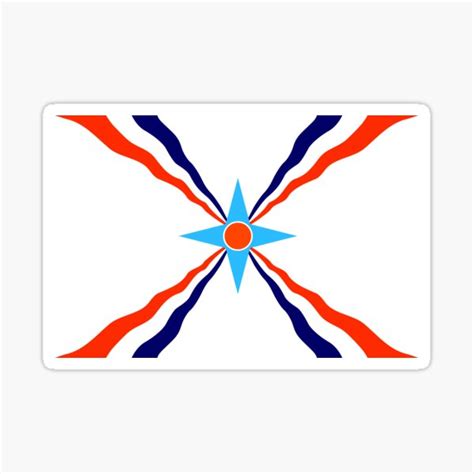 Assyrian People Flag Sticker By Tony4urban Redbubble