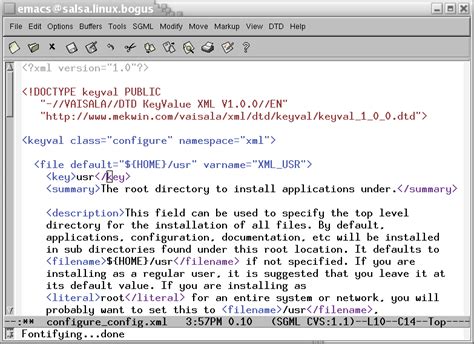 Editing XML