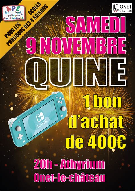 Quine De Lape Des 4 Saisons Onet Le Chateau