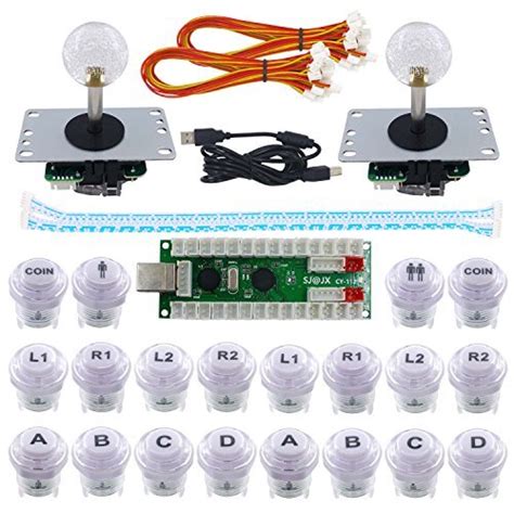 SJ JX Speler Arcade Game Diy Kit Arcade Joystick Controller Mechanische Toetsenbord Schakelaar