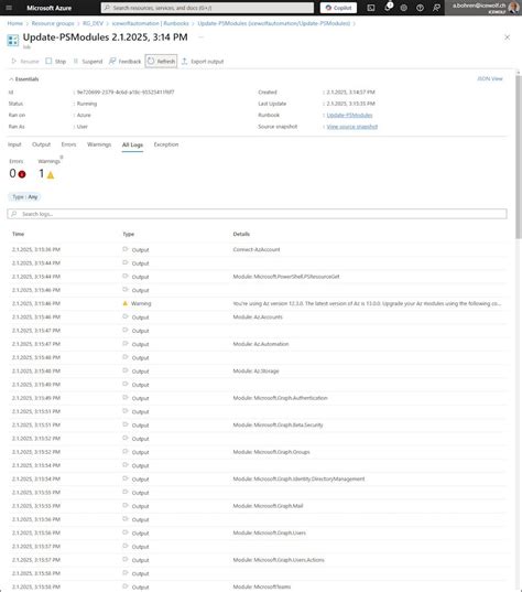 Andres Bohren On Linkedin Runbook Powershell Azure Automation