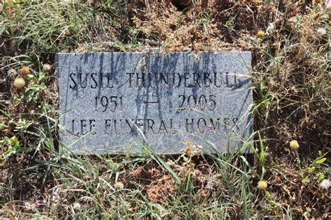 Susie Fletcher Thunderbull 1951 2005 Mémorial Find A Grave