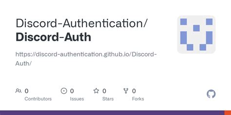 GitHub Discord Authentication Discord Auth Https Discord Authentication Github Io Discord Auth