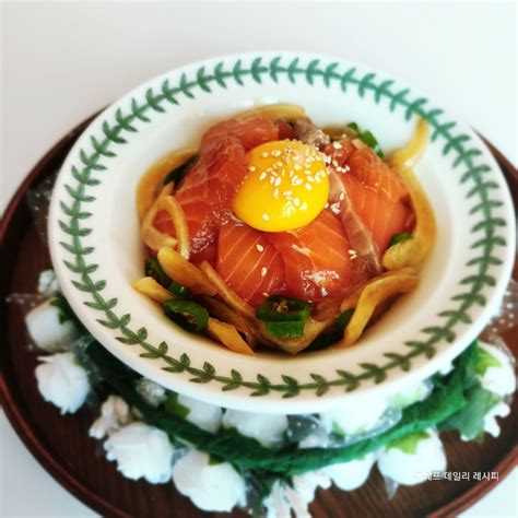 간단 연어장 만들기 연어장 덮밥 간장 연어장