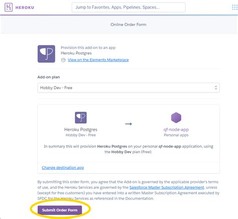 Créer Une Base De Données Dans Heroku