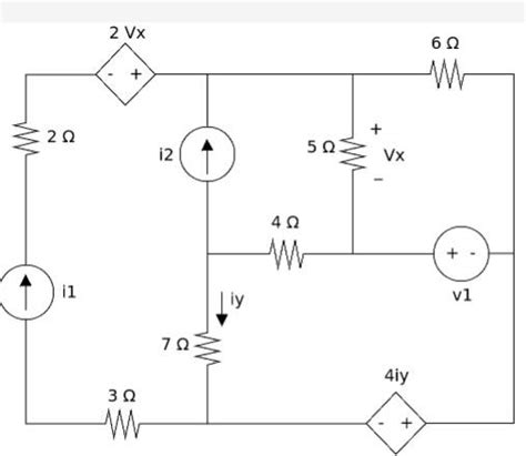 Solved In The Circuit Below I A I A And V Chegg