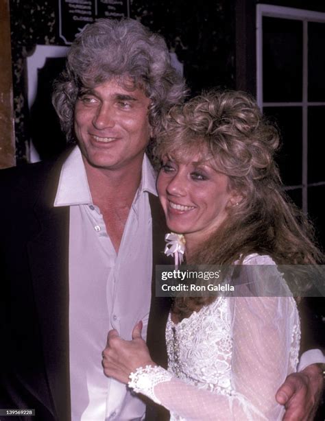 Actor Michael Landon And His New Bride Cindy Landon Attend Their