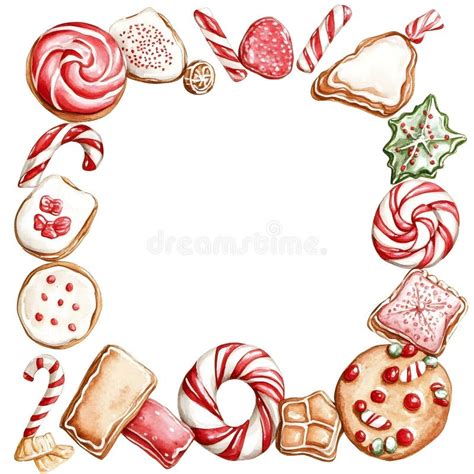 Coloring Candy Cane Frames