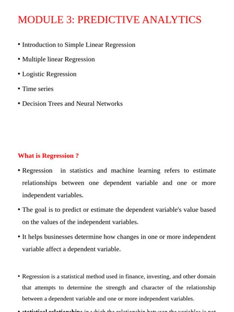 BA3-4-5modules | PDF | Errors And Residuals | Linear Regression