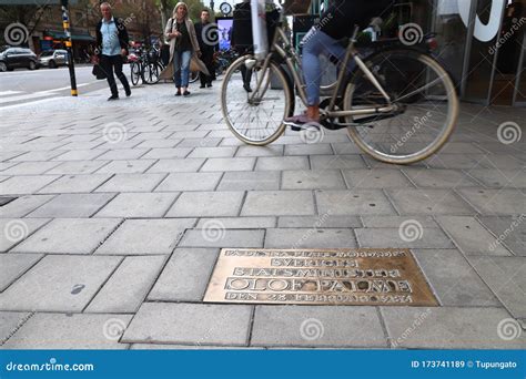 Olof Palme Murder Editorial Stock Image Image Of History 173741189