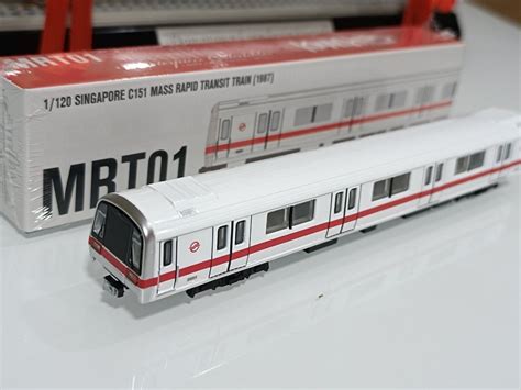 Singapore Smrt Train Nsew Scale 1120 C151 Model Scale 187 R151 New
