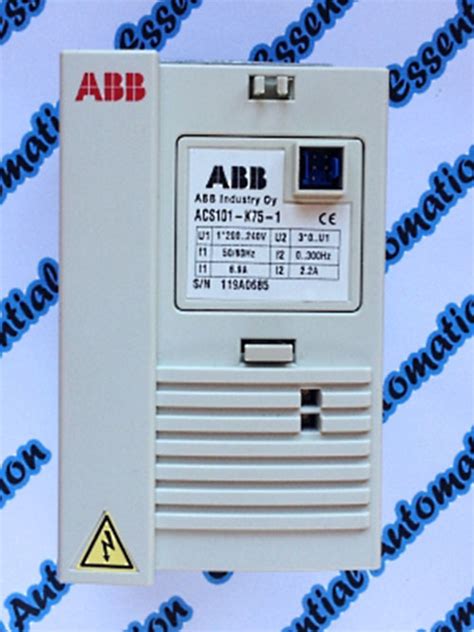 Abb Acs 101k751 Inverter Variable Speed Drive Essential Automation