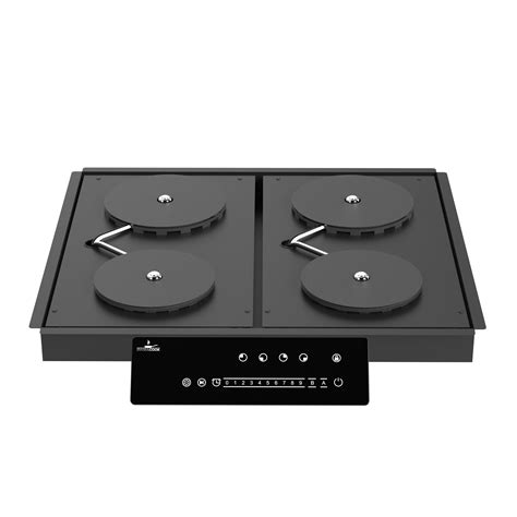Invisacook 4 Burner 220v Seamless Countertop Induction Cooktop