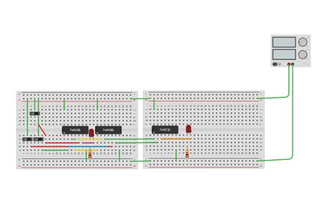 Circuit Design Full Adder Basic Gate Tinkercad