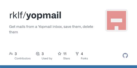 Github Rklfyopmail Get Mails From A Yopmail Inbox Save Them