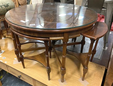 Circular Nest Of Tables Southgate Auction Rooms