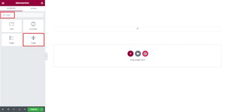 Toggle Widget Ht Mega Addons For Elementor