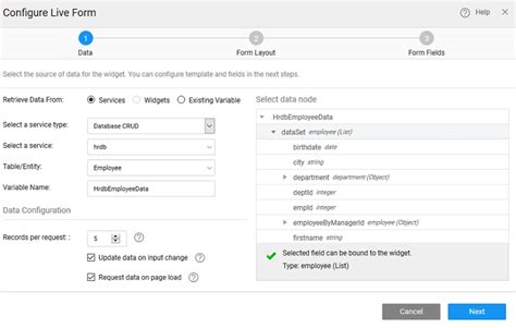 Live Form Data Source Wavemaker Docs Live Form Data Source Wavemaker Docs