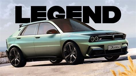 Rendering New Lancia Delta Integrale Is A Rally Prepped Hot Hatch With