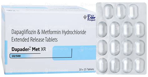 Dapader Met Xr 10 500 Tablet Uses Side Effects Price And Substitutes