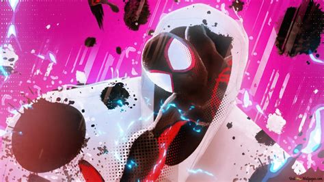 Miles Morales Spot From Spider Man Across The Spider Verse 4k