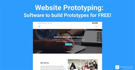 website prototyping software to build prototypes for free