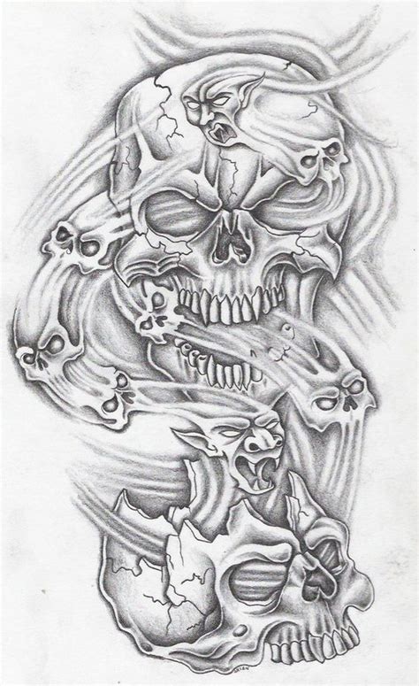 On Deviantart Evil Skull